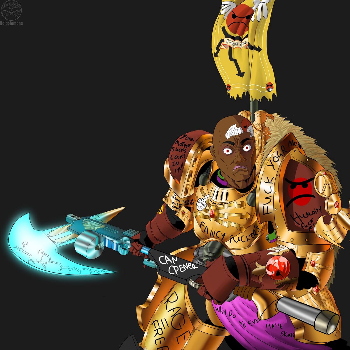 Codex - Angry Custodes - 2d4chan