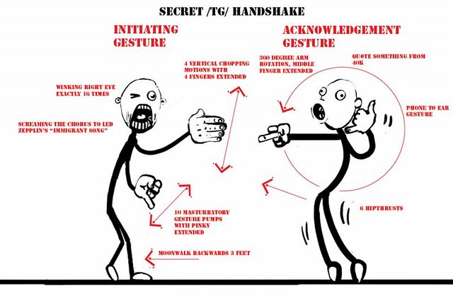 Secret /tg/ Handshake - 2d4chan